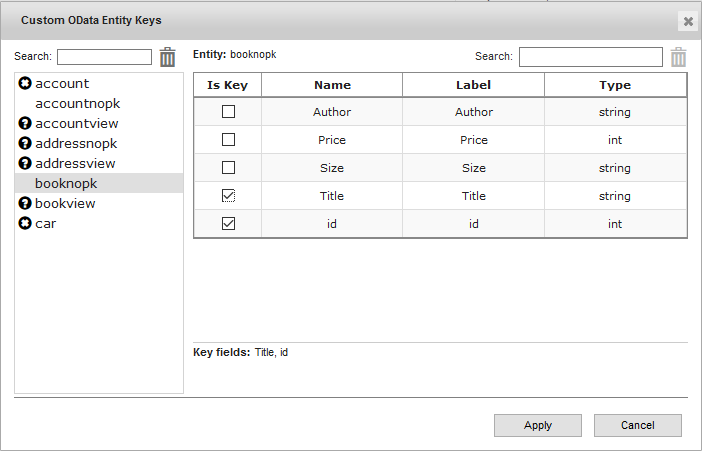 Using the OData Provider